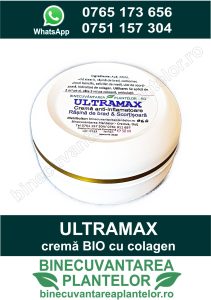 ULTRAMAX - CEA MAI BUNĂ CREMĂ pentru articulații cu colagen